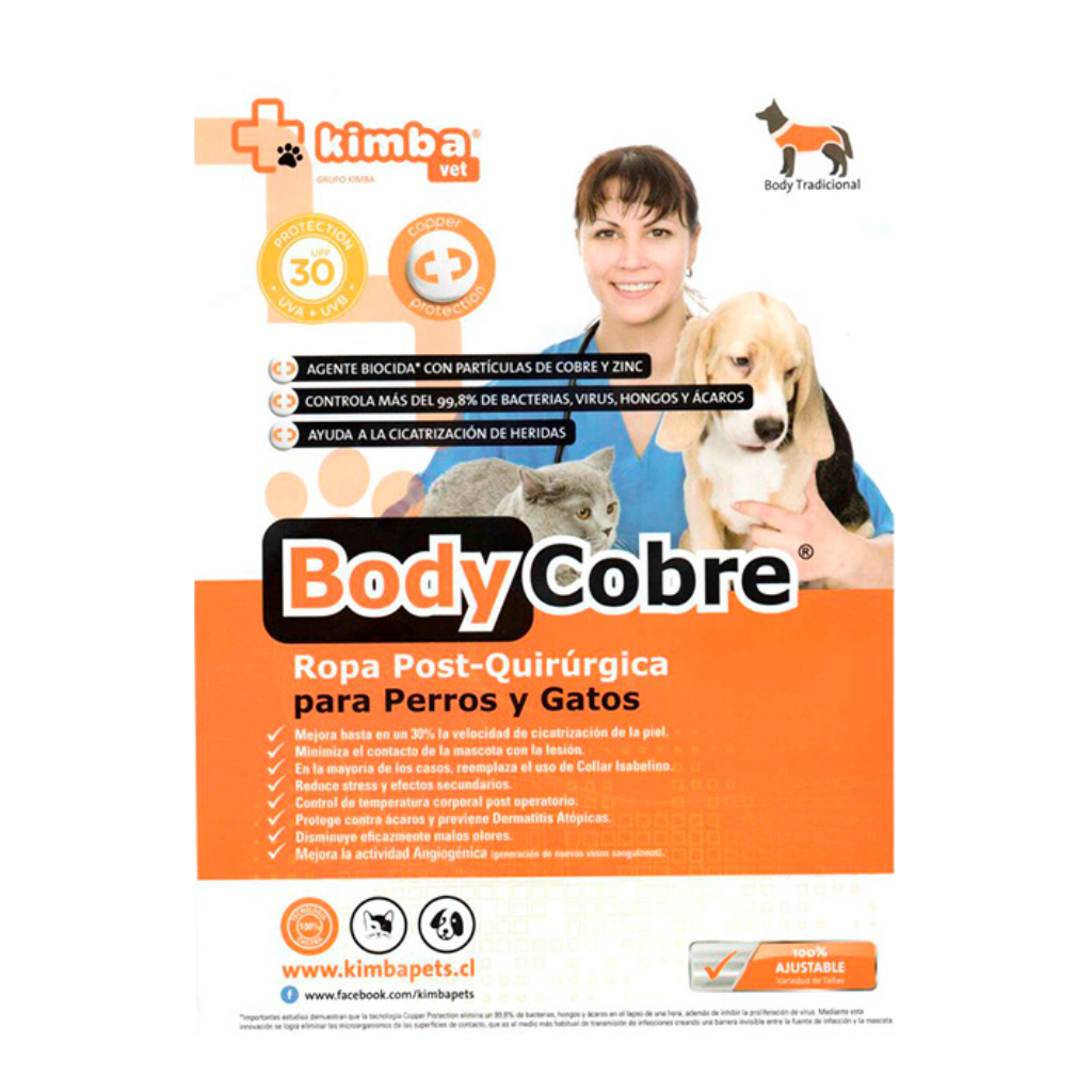 Body De Cobre Sin Patitas Para Perros Y Gatos | Veterinaria El Abrazo